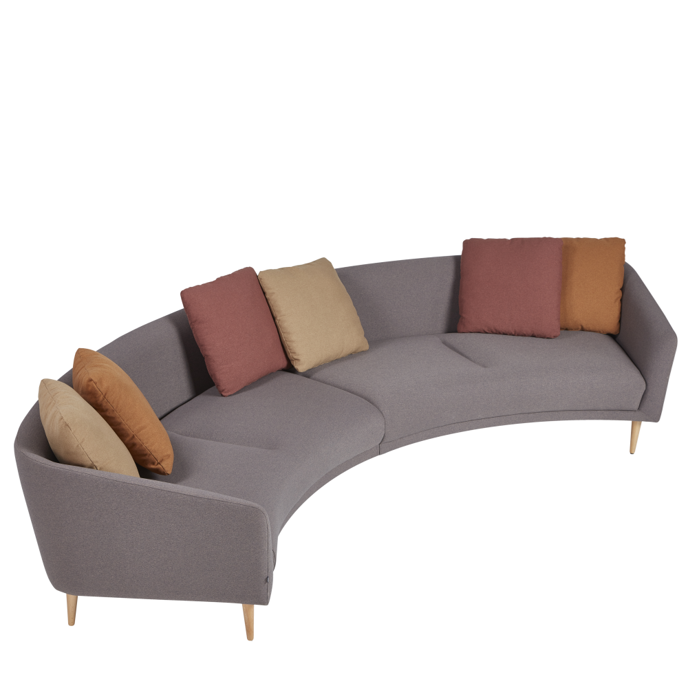 Buy Mid-Height Tuxedo Style Mid-Century Modern Boom Sofa | 212Concept