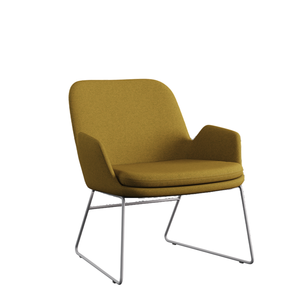Buy Modern Dowel Wood Legged Daisy Lounge Chair | 212Concept