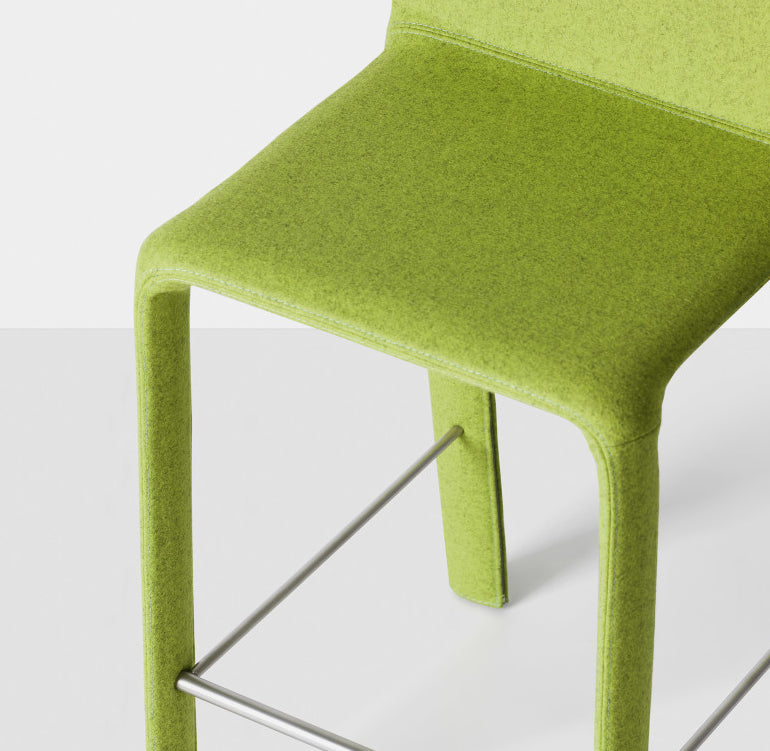 Buy Simplistic Padded Italian Fabric Stool | 212Concept