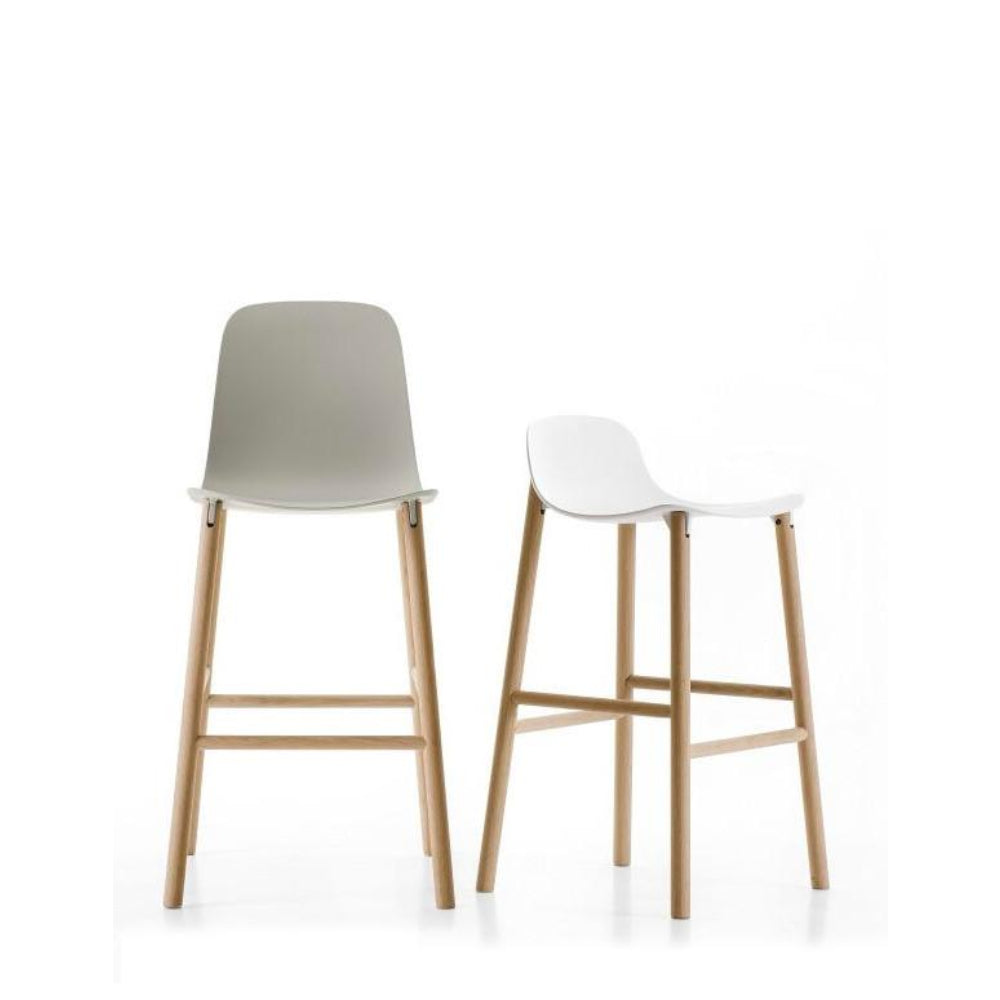 Buy Modern Classic Wood Legged Kristalia Stool | 212Concept